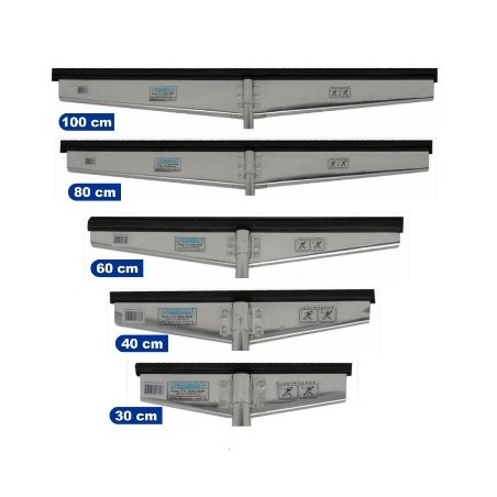 Rodo Alumínio Simples para Chão - Cabo em Alumínio 1,5m